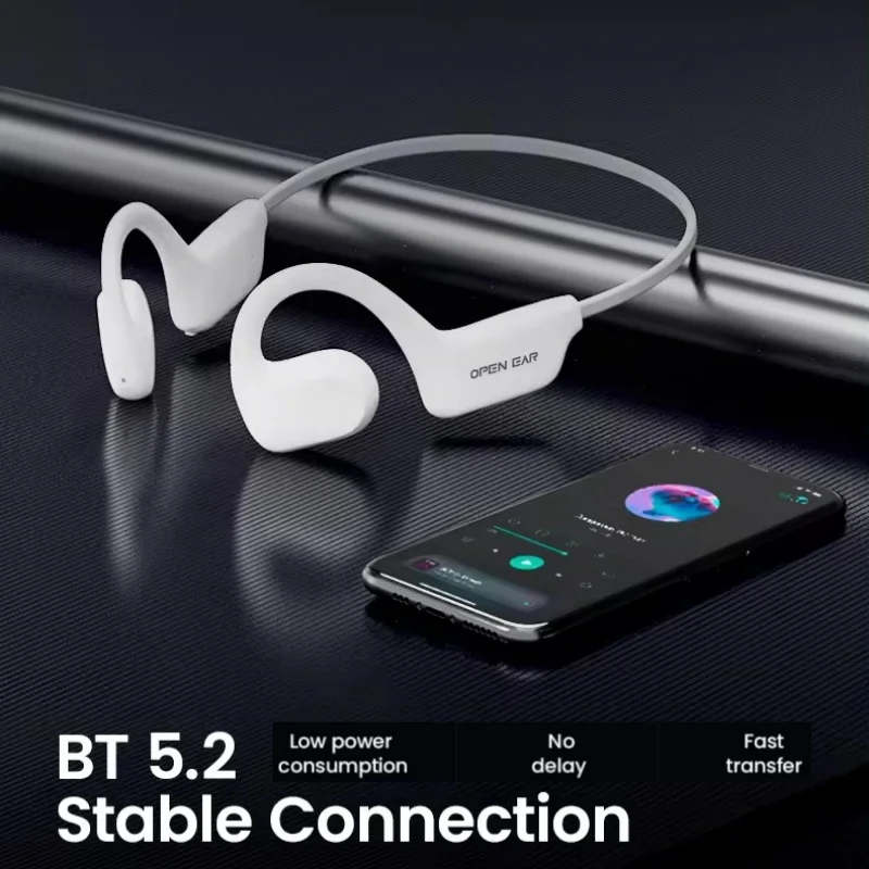 Bone-Conduction-Wireless-Bluetooth-Headset-Non-In-Ear-Running-Sports ...