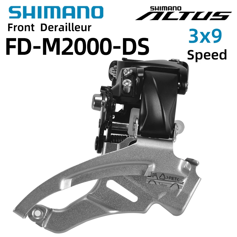 SHIMANO-ALTUS-FD-M2000-MTB-Front-Derailleur-3x9-Speed-27S-Drivetrains ...