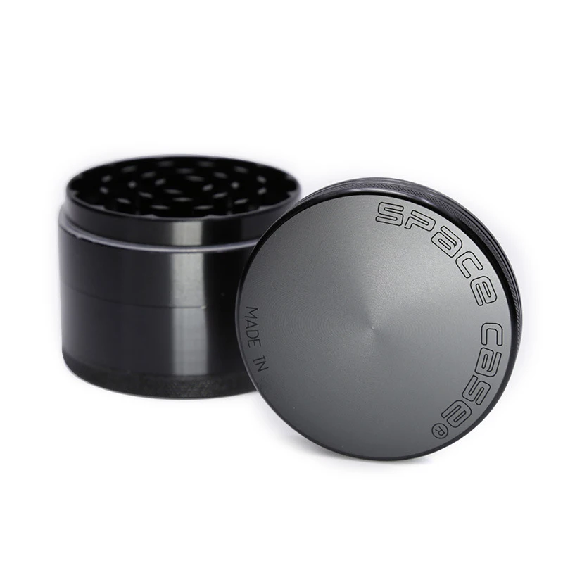 1PC Space Case 63mm Herb Grinders 4 Piece Tobacco Cursher With Triangle ...