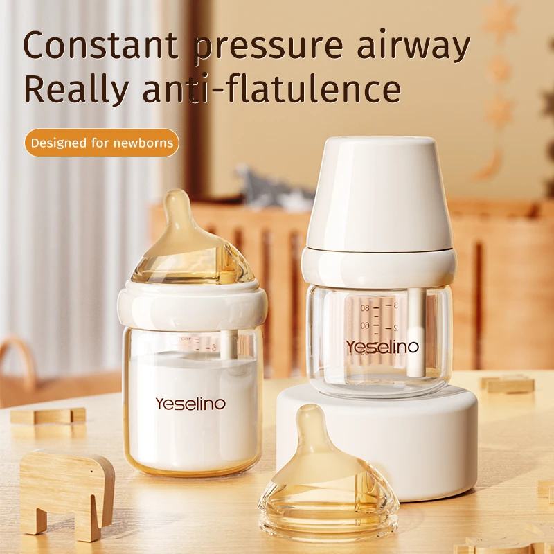 Newborn Baby Items Feeding Bottle 0-6 Months Anti Bloating Anti ...