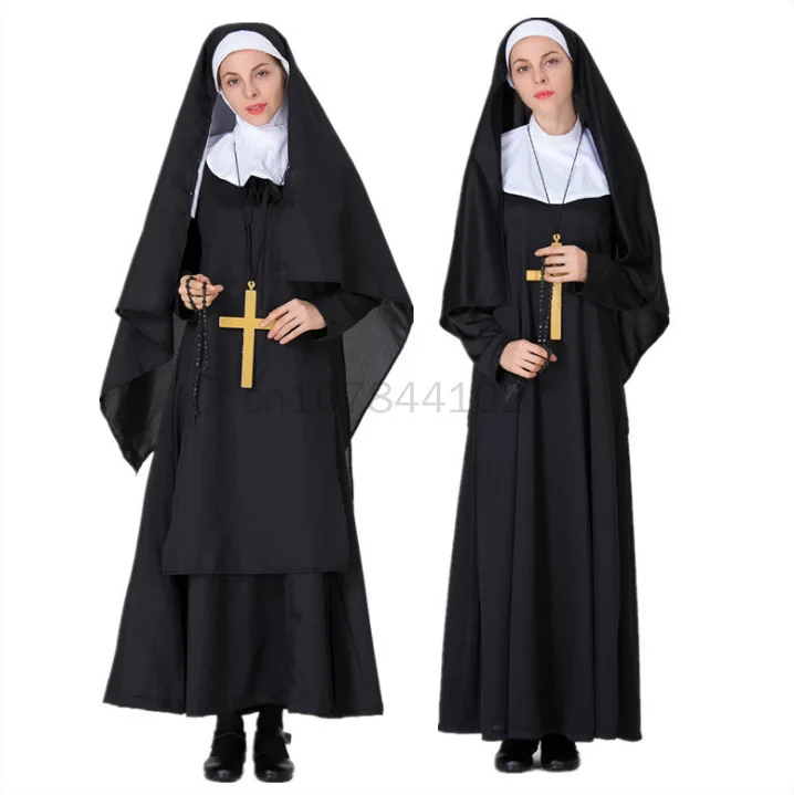 Nun-Sister-Habit-Costume-Halloween-Women-s-Christian-Missionary ...