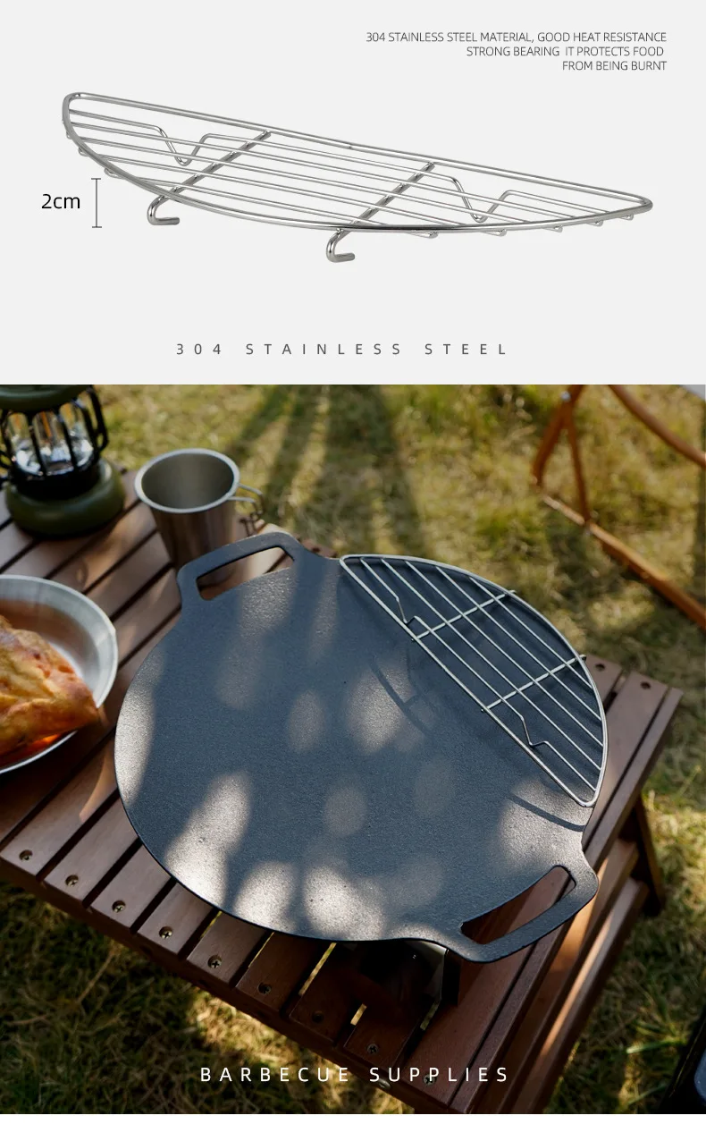 Barbecue,Plaque de cuisson pour Barbecue en acier inoxydable,plateau en ...