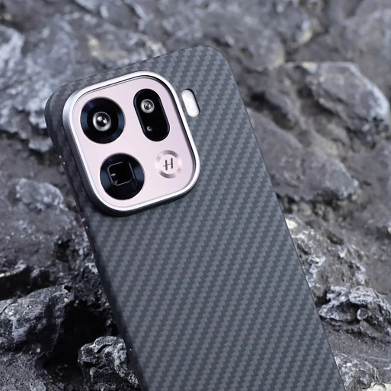 Case for OPPO Find X9 Pro FindX9 Real Carbon Aramid Fiber Anti ...