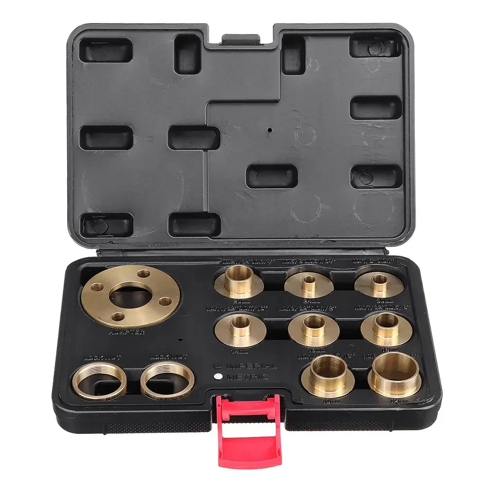 Allsome-11pcs-Woodworking-Router-Bushing-Guide-10-30mm-Copper-Premium ...