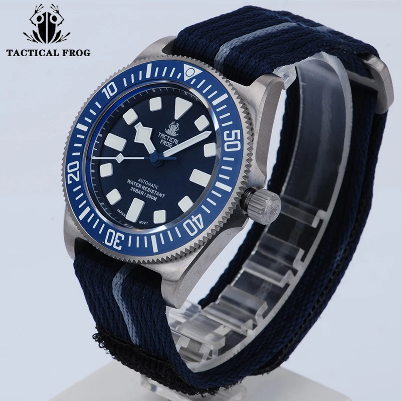 Tactical Frog V4 FXD Titanium Watch BGW-9 Luminous NH35 Automatic ...