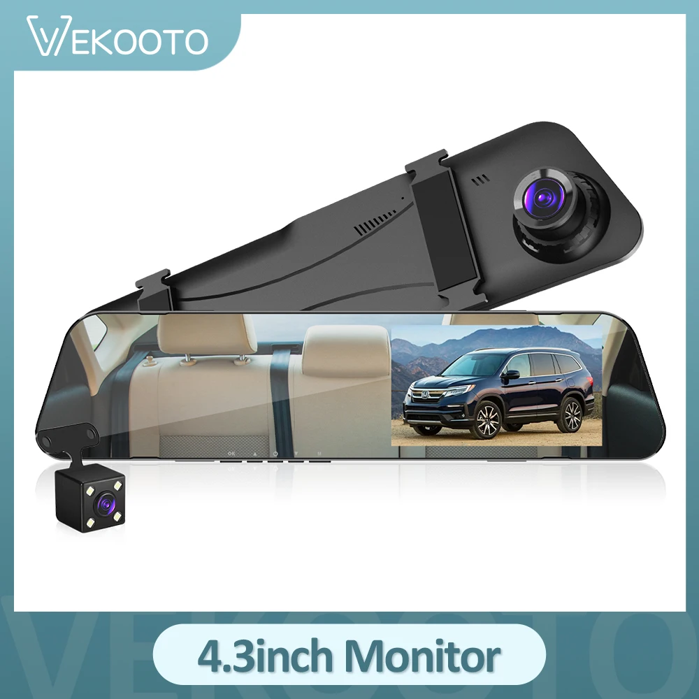 4-3-Mirror-Camera-for-Car-Touch-Screen-Video-Recorder-Rearview-mirror ...