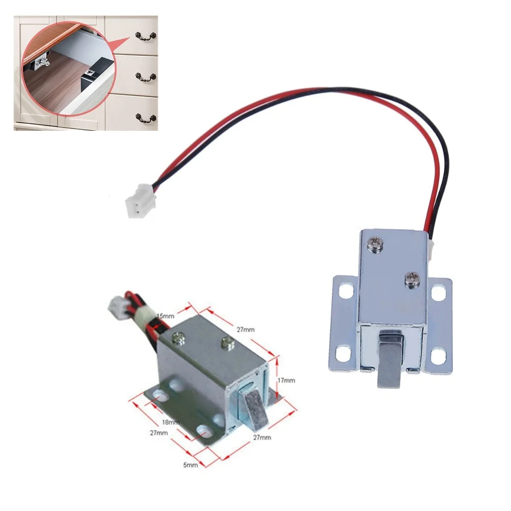 DC-12V-Electric-Lock-Cylinder-Intelligent-Electromagnetic-Lock-Low ...