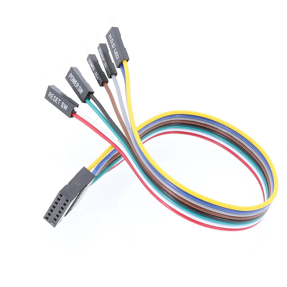 2pcs-Lenovo-Motherboard-Line-Power-Switch-Dupont-Adapter-Cable-8Pin-for ...