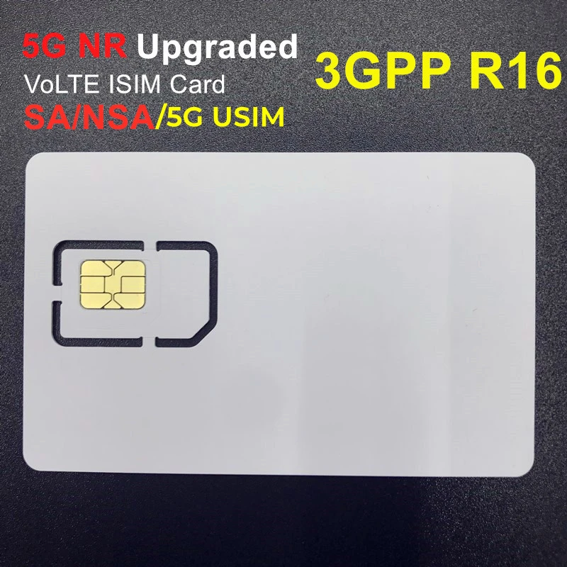 OYEITIMES Programable Blank 5G NR ISIM Cards Writable Blank 5G USIM Card for 5G SA/NSA/SUCI 3GPP ...