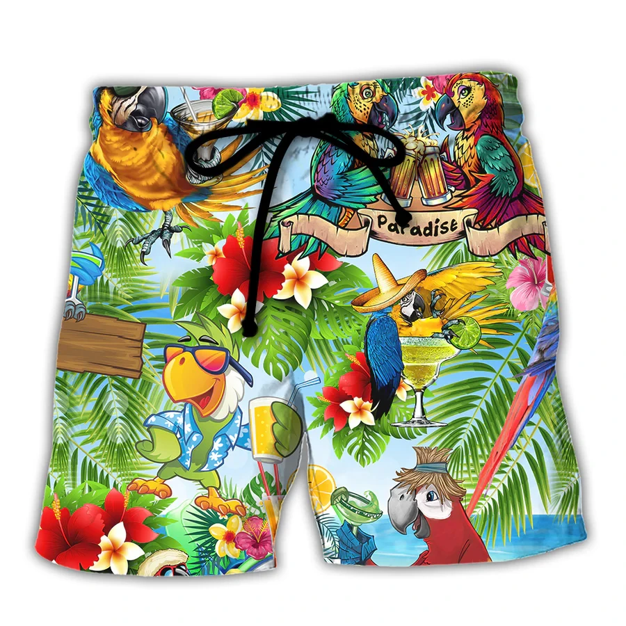 New men's summer shorts loose and luxurious shorts 3D printed casual ...