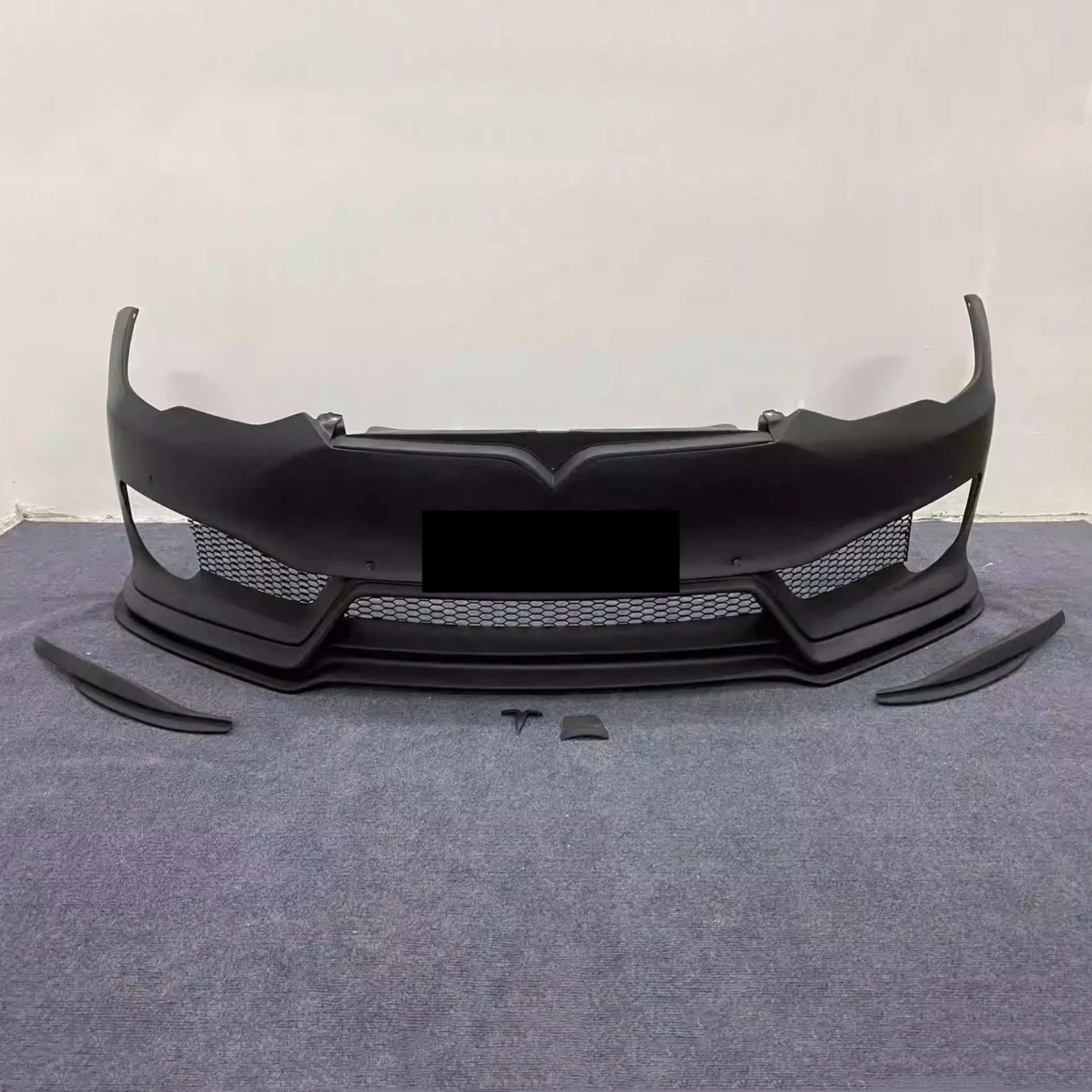 Body-Kit-Resin-Front-Bumper-Grille-for-Tesla-Model-S-2014-2023-Convert ...
