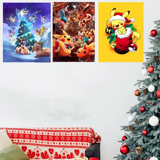 Pikachu And Ash Christmas