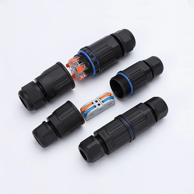 1PC IP68 Waterproof Wire Connector Outdoor LED Light Connector 2 Pin 3 ...