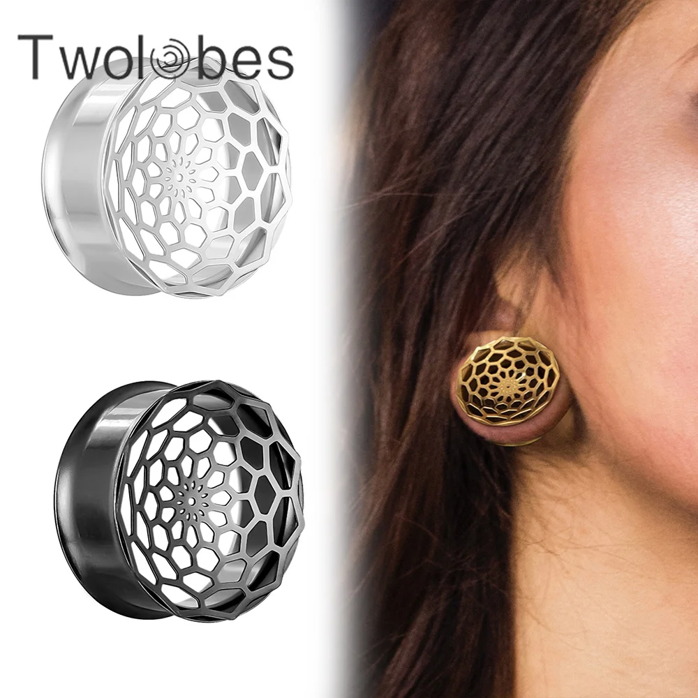 Towlobes-2PCS-Ear-Gauges-316-Stainless-Steel-Tunnels-Expander ...