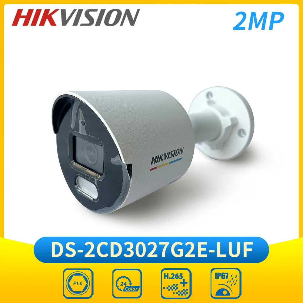 Hikvision-DS-2CD3027G2E-LUF-2MP-Bullet-Camera-Full-color-POE-Human-Vehicle-Detection-Built-in ...