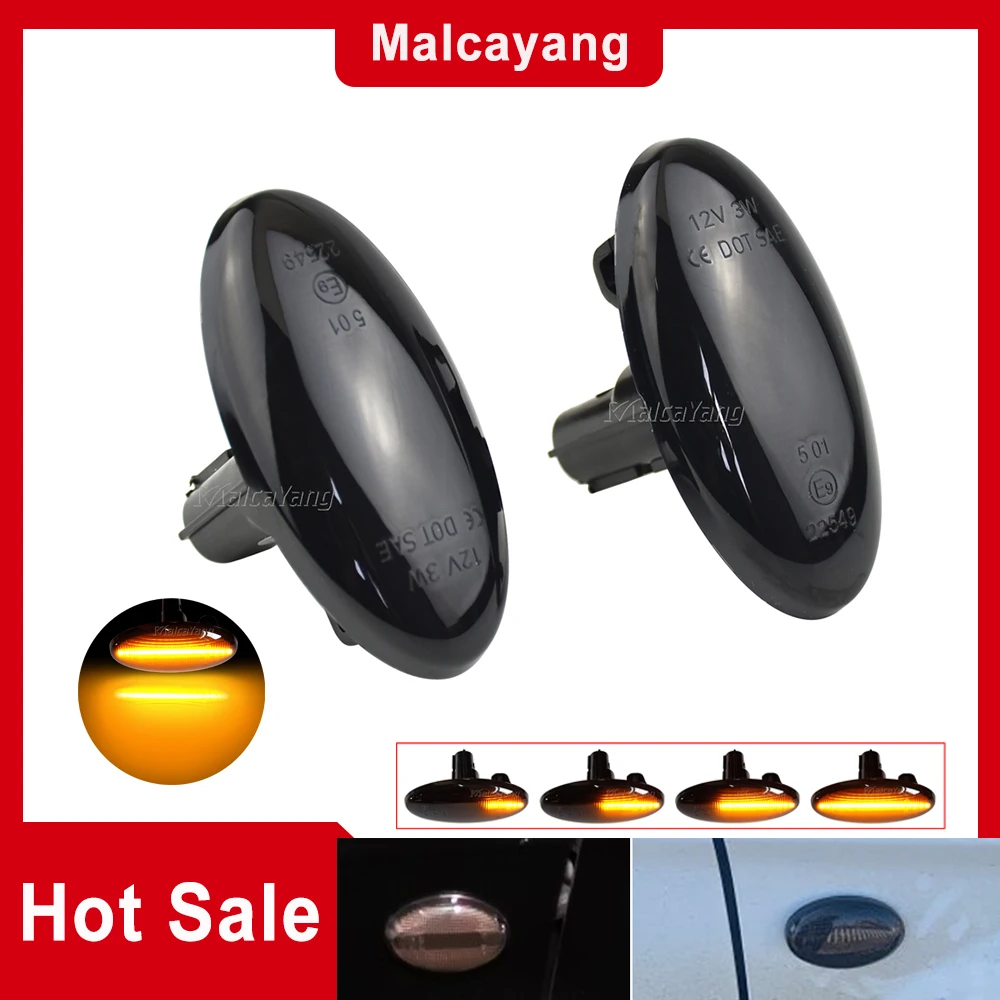 Dynamic-LED-Turn-Signal-Lights-Sequential-Flashing-Side-Marker-Lamp-For-Subaru-Forester-Impreza ...