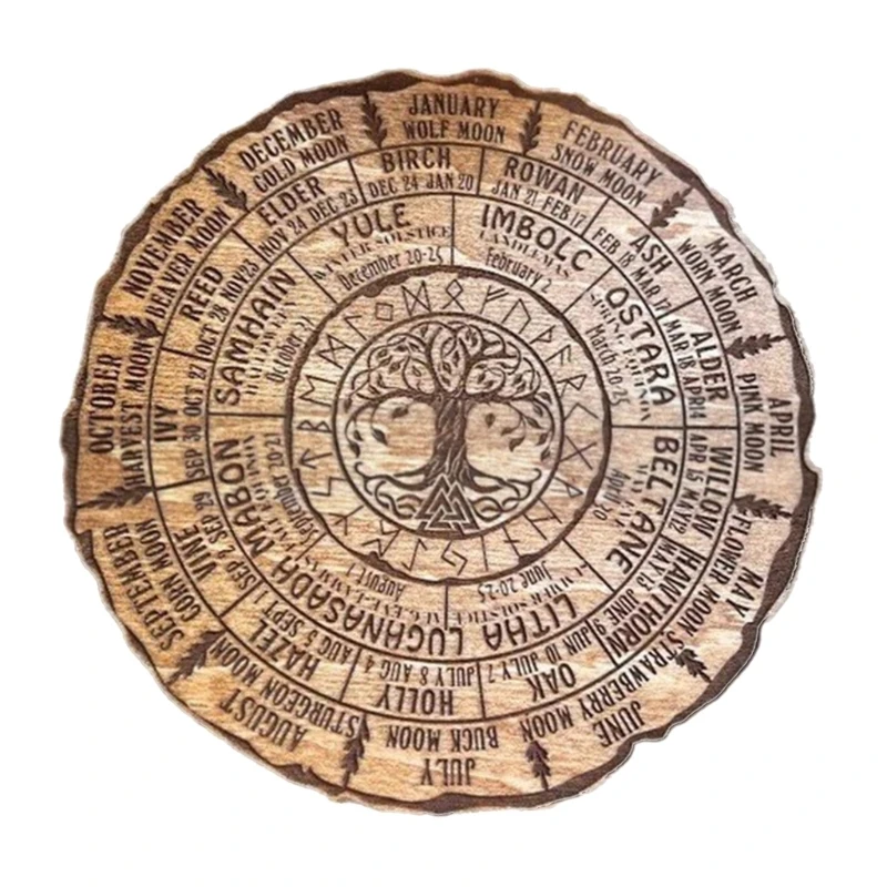 Gothic-Wheel-of-the-Year-Ornament-Modern-Desk-Sculpture-Indoor ...