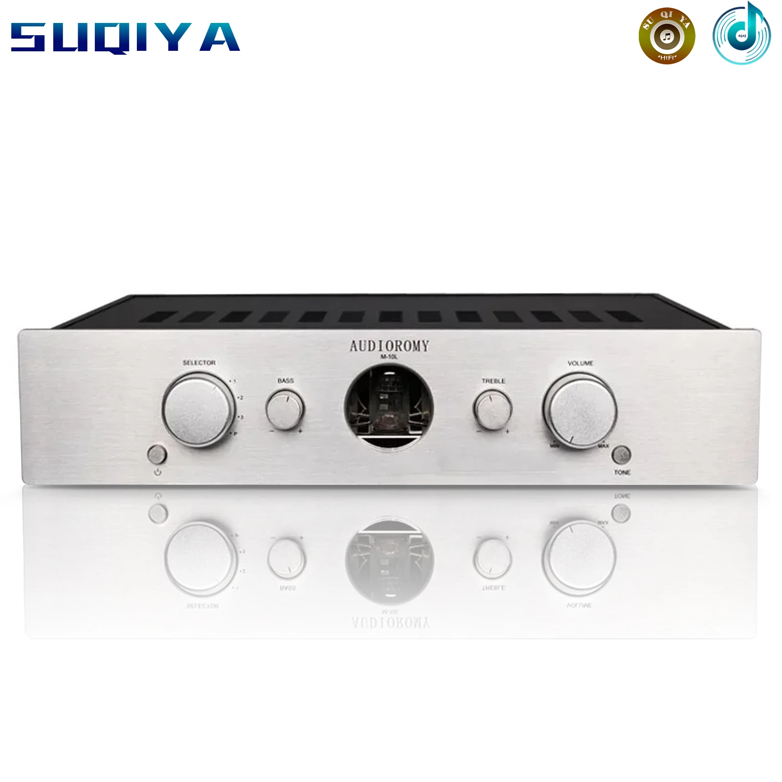 12AX7-12AT7-Vacuum-Tube-Preamplifier-Treble-Bass-Adjustment-XLR ...