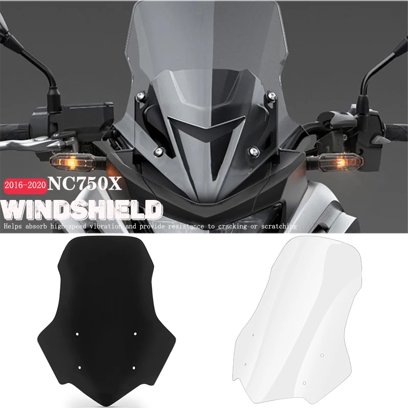 For-HONDA-NC750X-Motorcycle-Windscreen-Screen-Windshield-Fairing ...