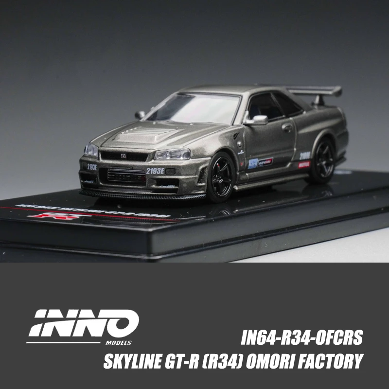 INNO-1-64-SKYLINE-GTR-R34-OMORI-FACTORY-CLUBMAN-RACE-SPEC-modelo-de-coche-de-aleaci.jpg