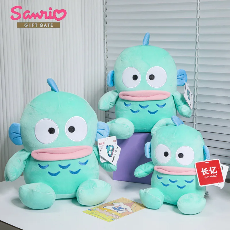 Sanrio-Hangyodon-Plushie-Blue-Fish-Plush-Doll-New-Cute-Cartoon-Anime ...