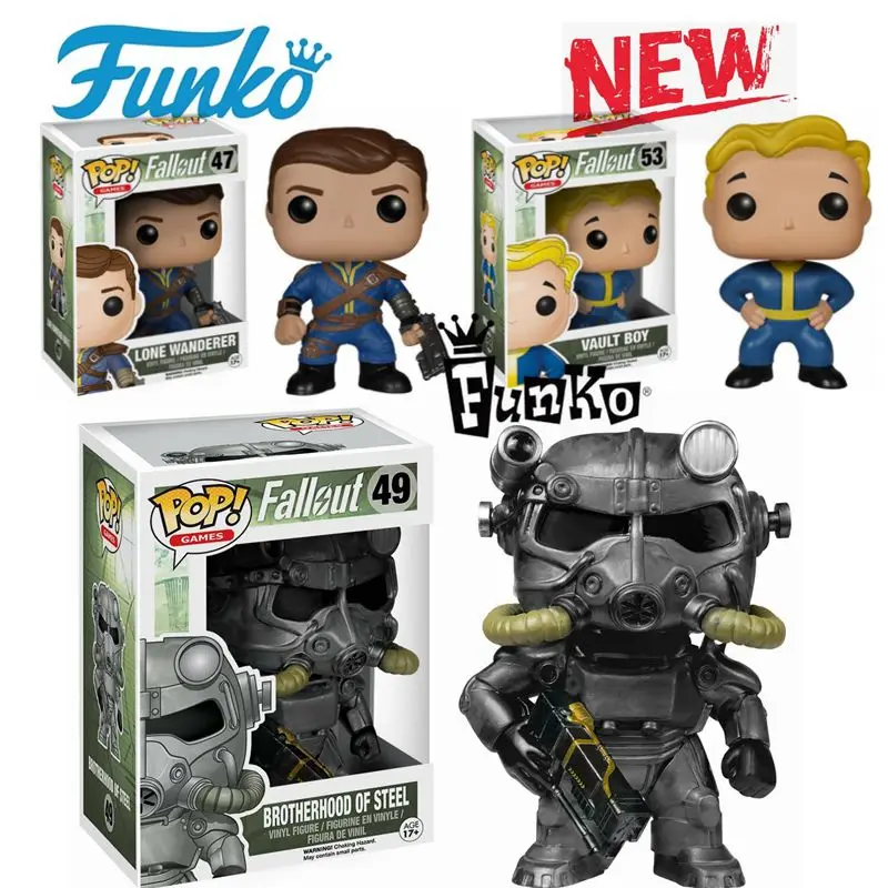 NEW FUNKO POP Fallout 4 Armor POWER ARMOR 49 Vault Boy 53 Lone ...