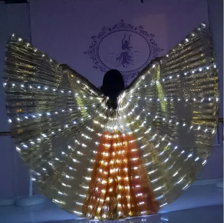 New-Belly-Dance-LED-Wings-Wedding-Party-Show-LED-Light-Isis-Wings ...