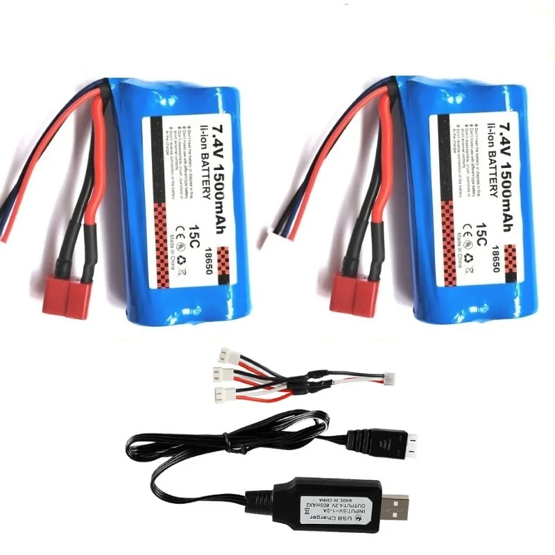 original-15C-2S-7-4V-1500mAh-Li-ion-battery-7-4v-USB-for-SCY-16101PRO ...