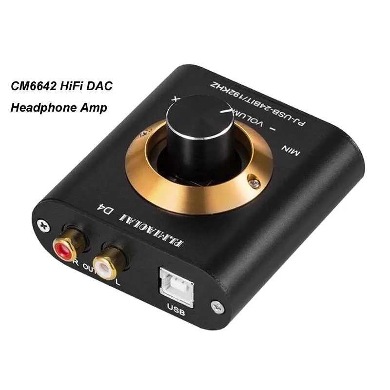 DLHiFi-Mini-HIFI-Audio-USB-24Bit-192kHz-CM6642-Decoder-DAC-Headphone ...