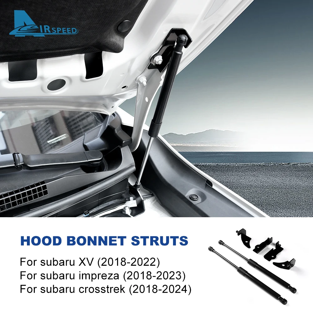 Car-Front-Bonnet-Modify-Gas-Struts-Lift-Supports-For-Subaru-Impreza ...