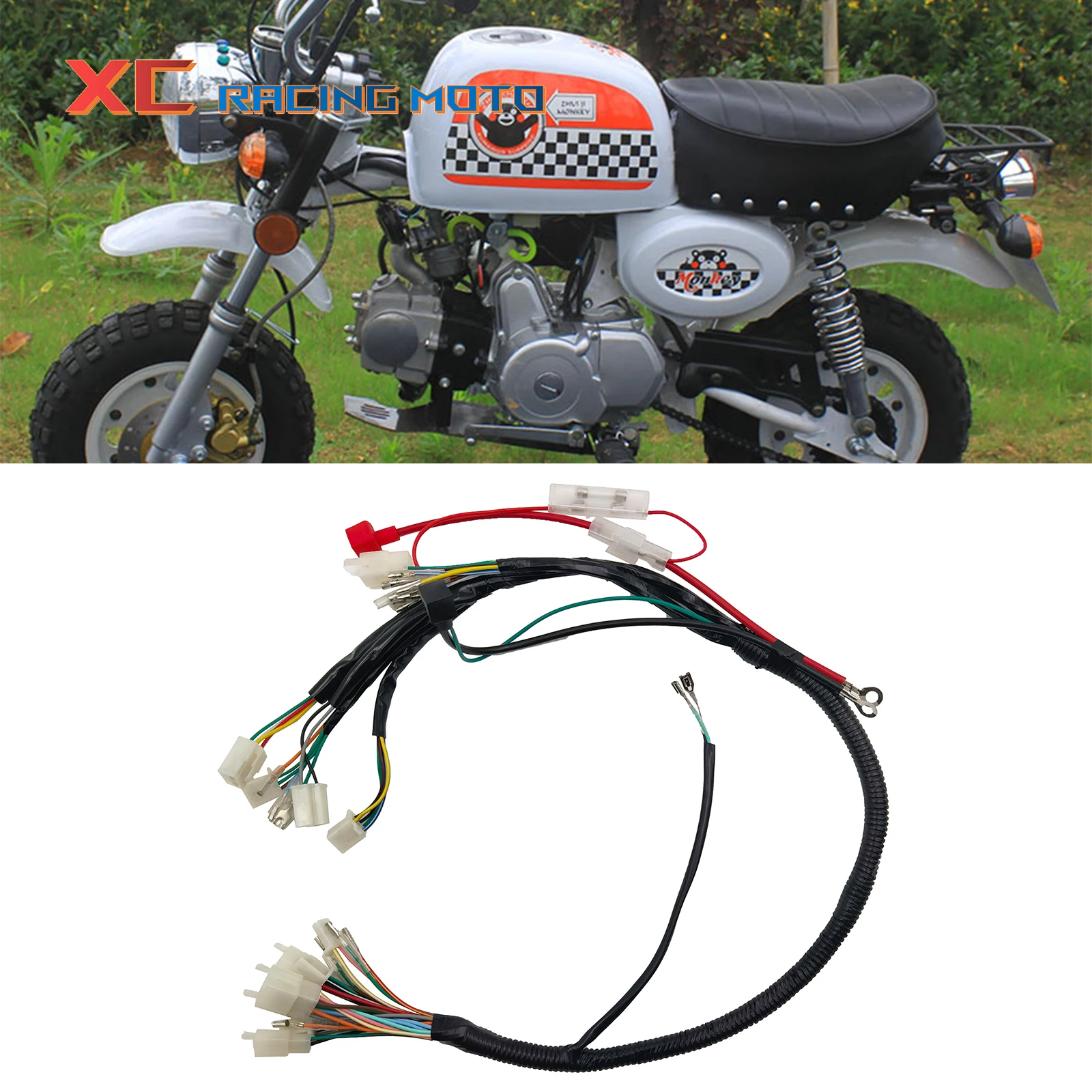Motorcycles-Electric-Full-Assembly-Spare-Parts-Entire-Vehile-Cable-Wire ...
