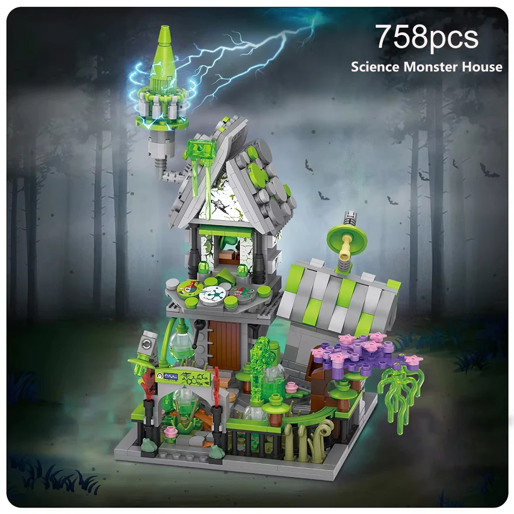 ToylinX-Creative-Building-Blocks-Science-Monster-House-Element-Mini ...