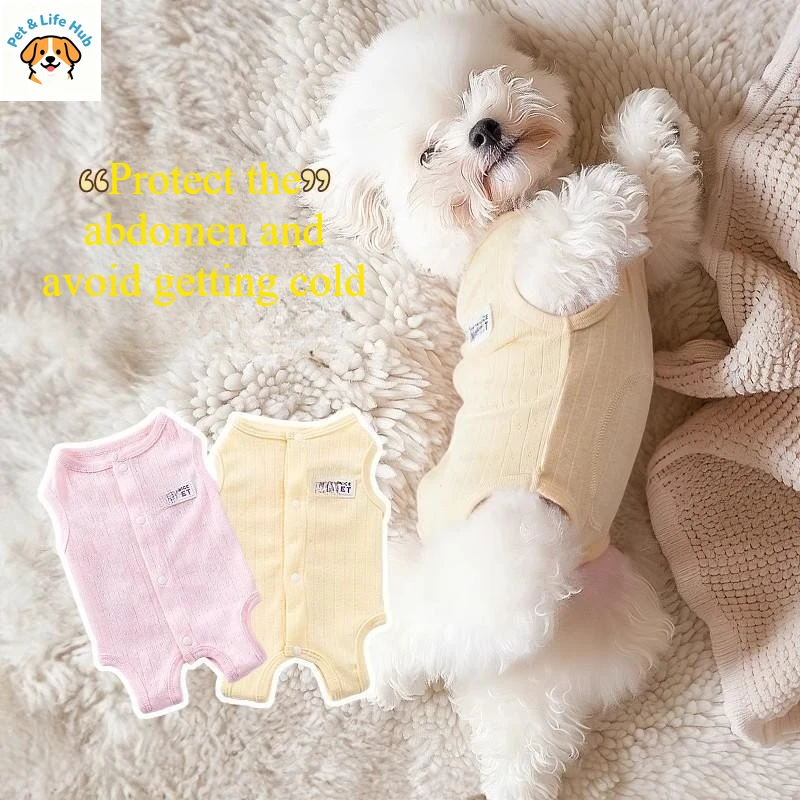 Dog clothing Summer new style Protective belly homewear Anti-scratching ...