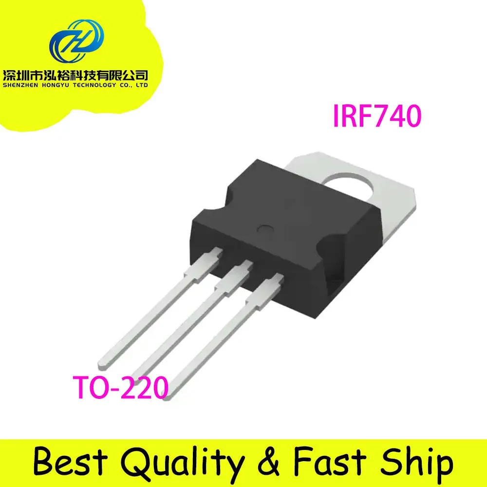 10-PCS-Lots-IRF740PBF-IRF740-740-MOSFET-N-Channel-400V-10A-TO220AB-125W ...