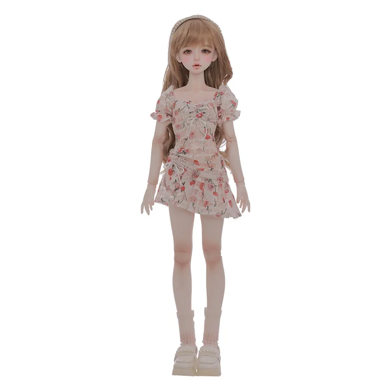 New Design Pearl BJD Doll 1/4 Shiri Body Pink Fleshy Girly face Spring ...