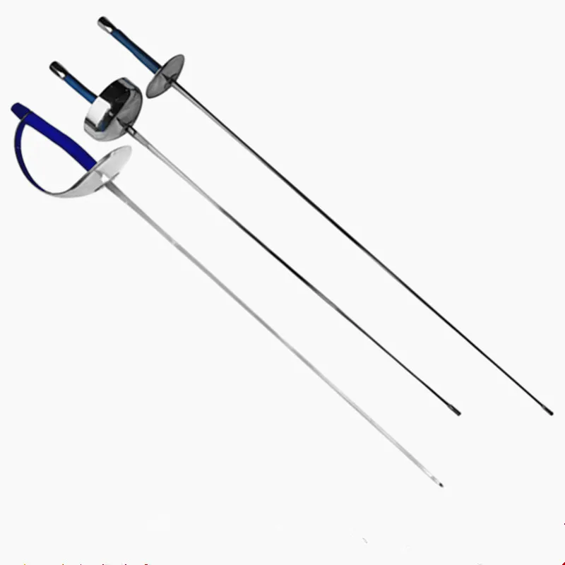1Pc Training Fencing Straight Handle Gun Handle Saber Foil Whole Sword ...
