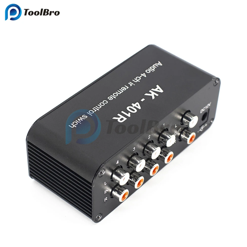 Ak 401r Audio 4ch Infrared Ir Remote Control Switch Dc 12v 5 5 2 1mm Low
