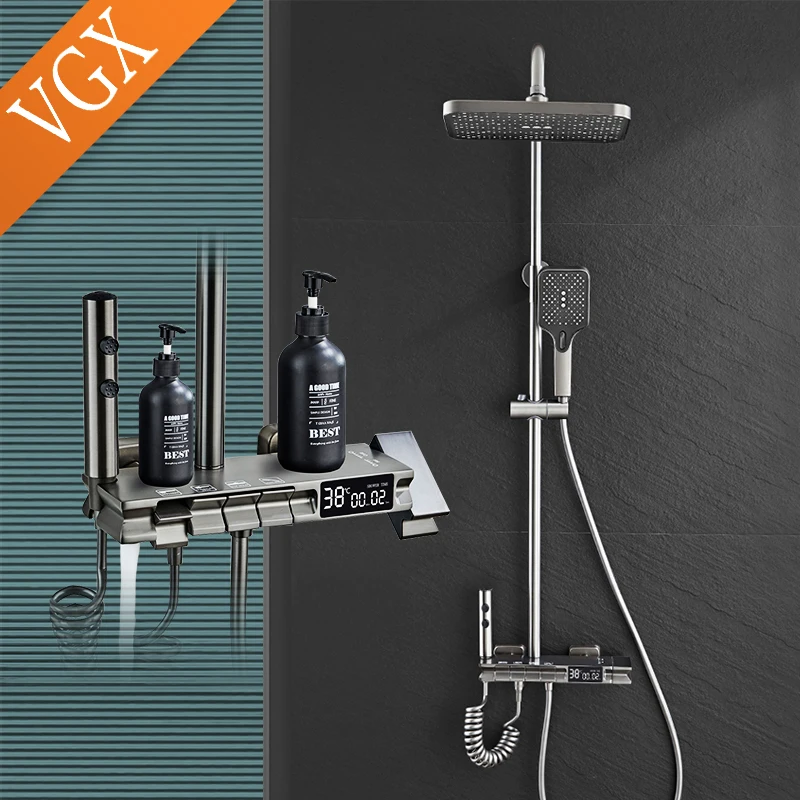 VGX-Smart-Shower-System-Intelligent-Bathroom-Digital-Display-Shower-Faucet-Set-4-way-Rainlfall ...