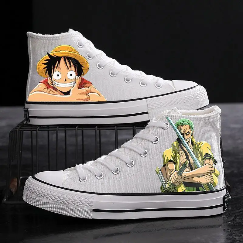 New-Anime-One-Piece-Canvas-Sneakers-Casual-Shoes-Unisex-Cartoon-Luffy ...