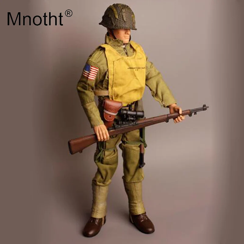 Mnotht-1-6-Scale-30cm-American-soldier-Military-model-weapon-Model-Toys ...