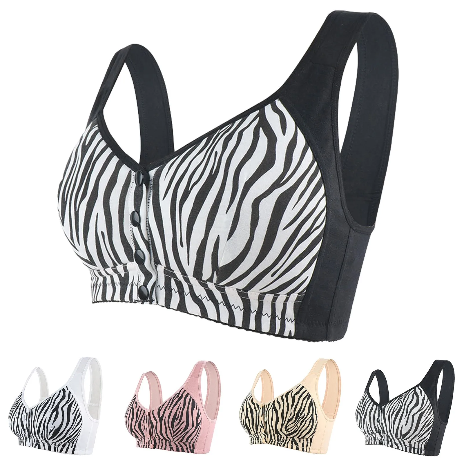 Women-S-Push-Up-Bra-Daily-Sexy-Lingerie-Front-Closure-No-Steel-Ring ...