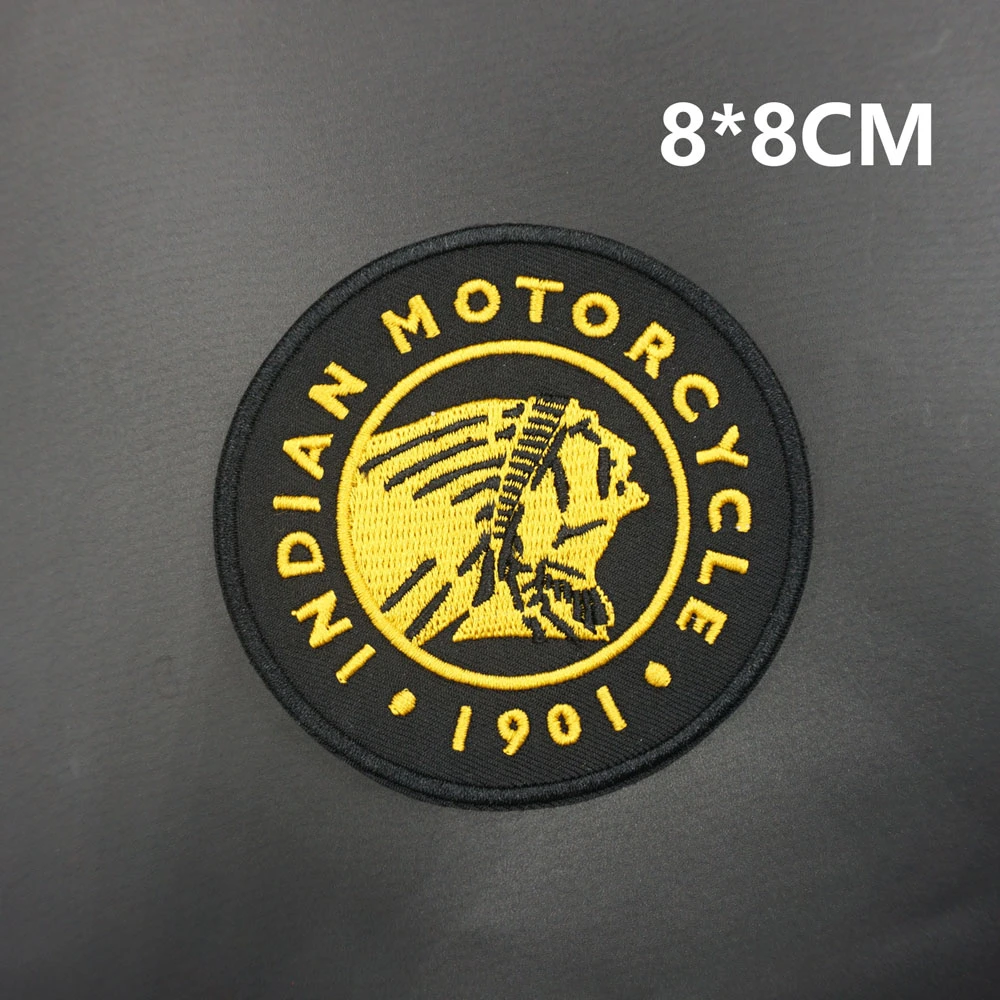 INDIAN MOTORCYCLE GROUP LOGO Embroidery Patches For Clothing stickers ...