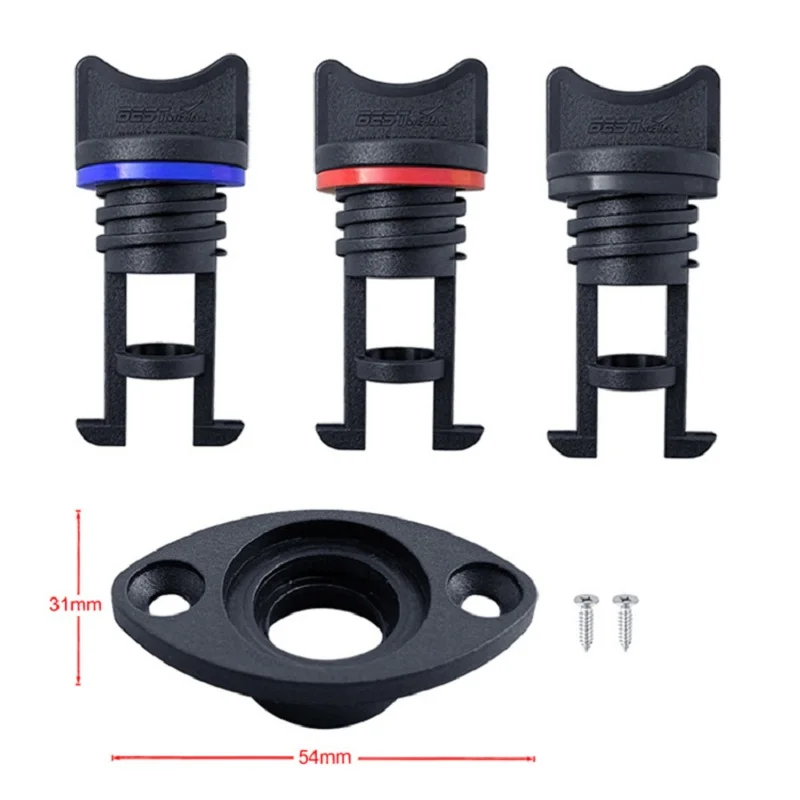 1Pc-54x31mm-Nylon-Boat-Transom-Hull-Drain-Plug-Hole-Bung-Socket ...