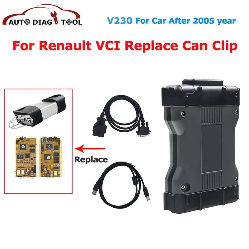 Multi-Language-V230-VCI-For-Renault-Can-Clip-Diagnostic-Programming ...