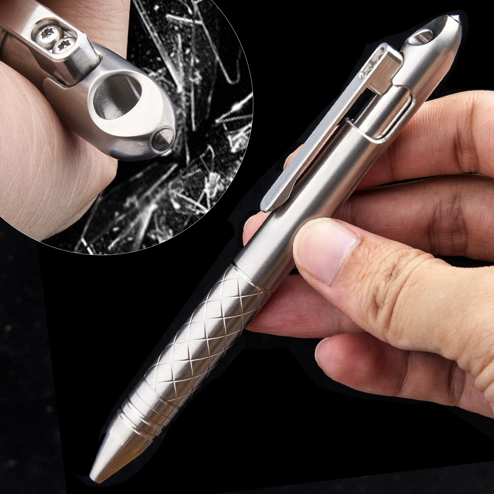 Self-Defense-Tactical-Pen-High-Quality-Titanium-Anti-Skid-Pen-For-Write ...