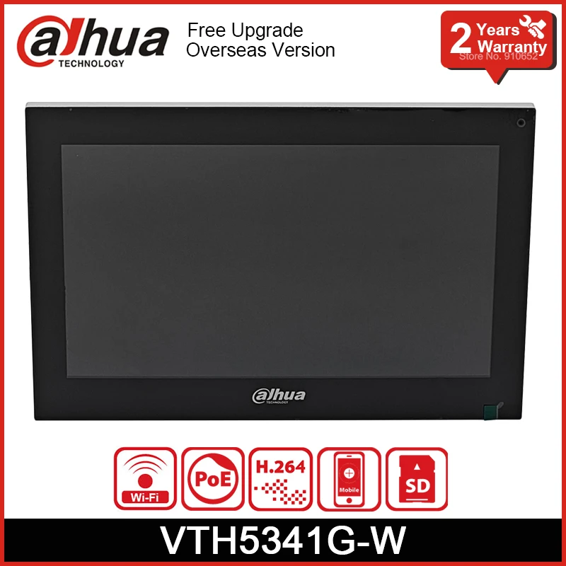 Dahua-VTH5341G-W-Android-POE-10inch-WiFi-IP-Digital-Indoor-Monitor ...