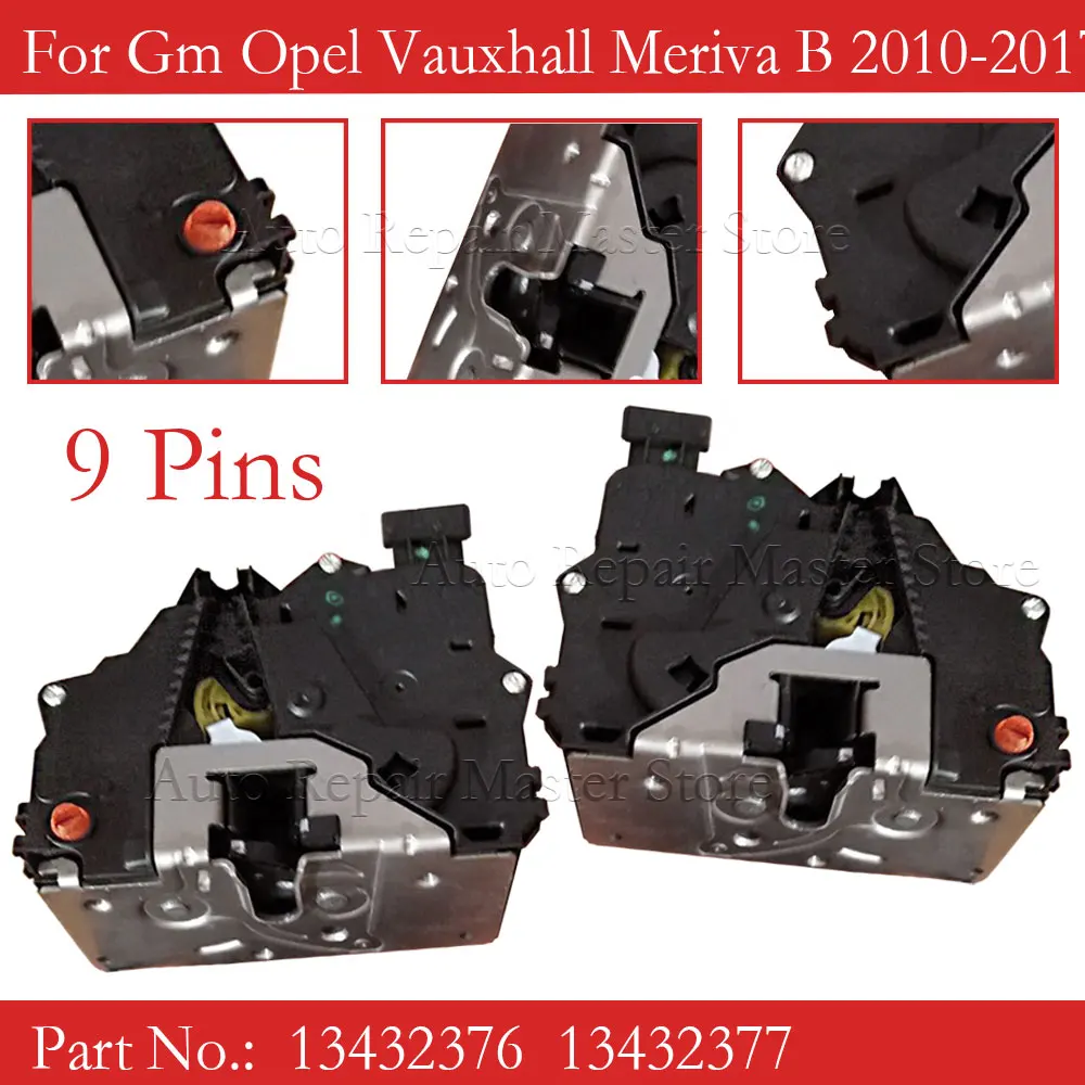 13432376 13432377 Left Right Rear Door Lock Mechanism For Gm Opel ...