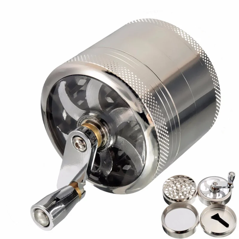 New-4-layer-Tobacco-Grinder-Manual-Aluminum-Herbal-Herb-Mill-Spice ...