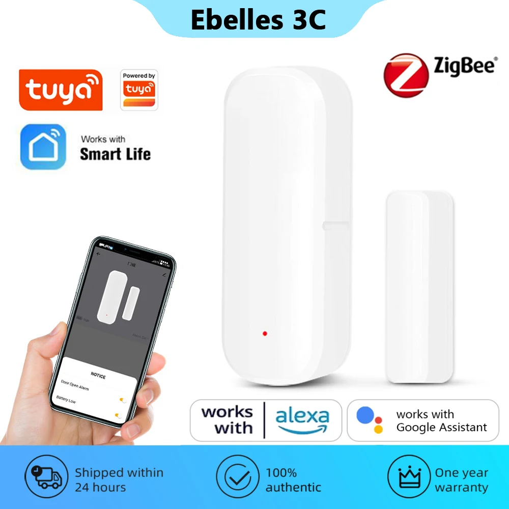 ZigBee-Door-Window-Sensor-Tuya-Smart-Life-App-Door-Open-Closed-Alarm ...