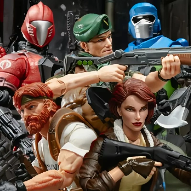 Nova série classificada gijoe anime figura de ação coleção g.l.joe ...